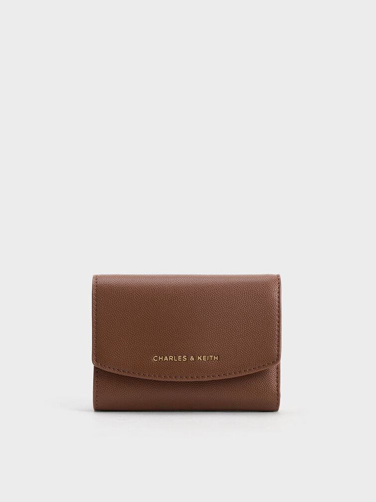 Choco Dompet Front Flap Curved Briony - CHARLES & KEITH ID