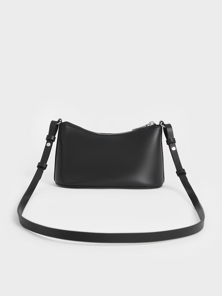 Noir Tas Chain-Handle Elongated Robyn - CHARLES & KEITH ID