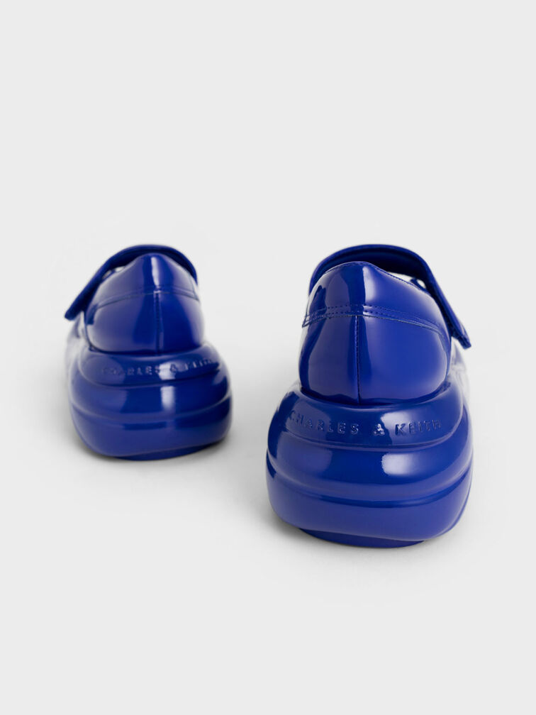 Blue Roony Patent Mary Janes - CHARLES & KEITH ID