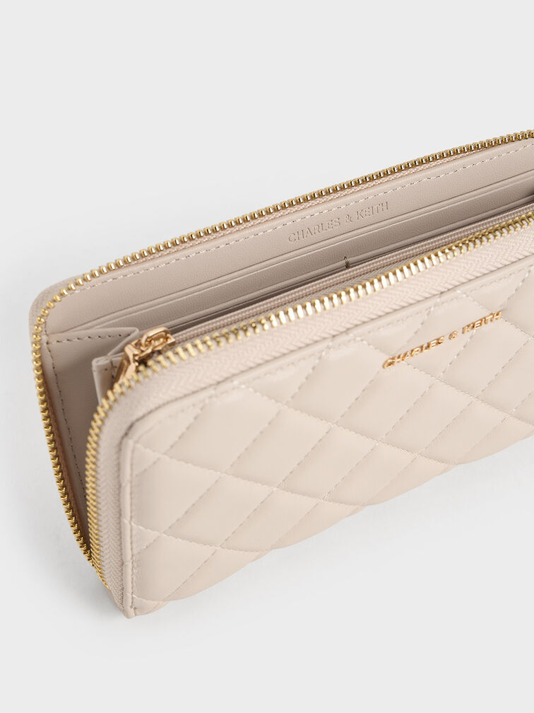 Oat Dompet Panjang Quilted Cressida - CHARLES & KEITH ID