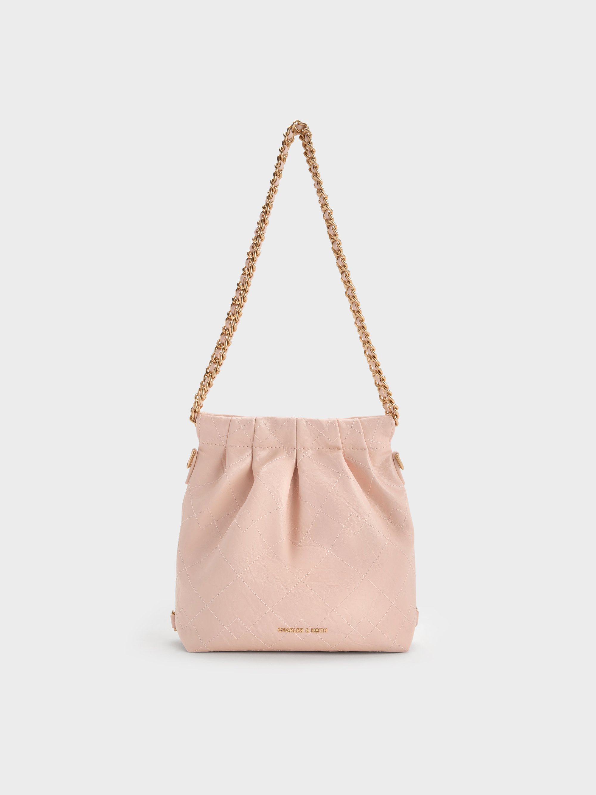 Soft Pink Duo Chain-Handle Two-Way Backpack - Soft Pink - Bags ...