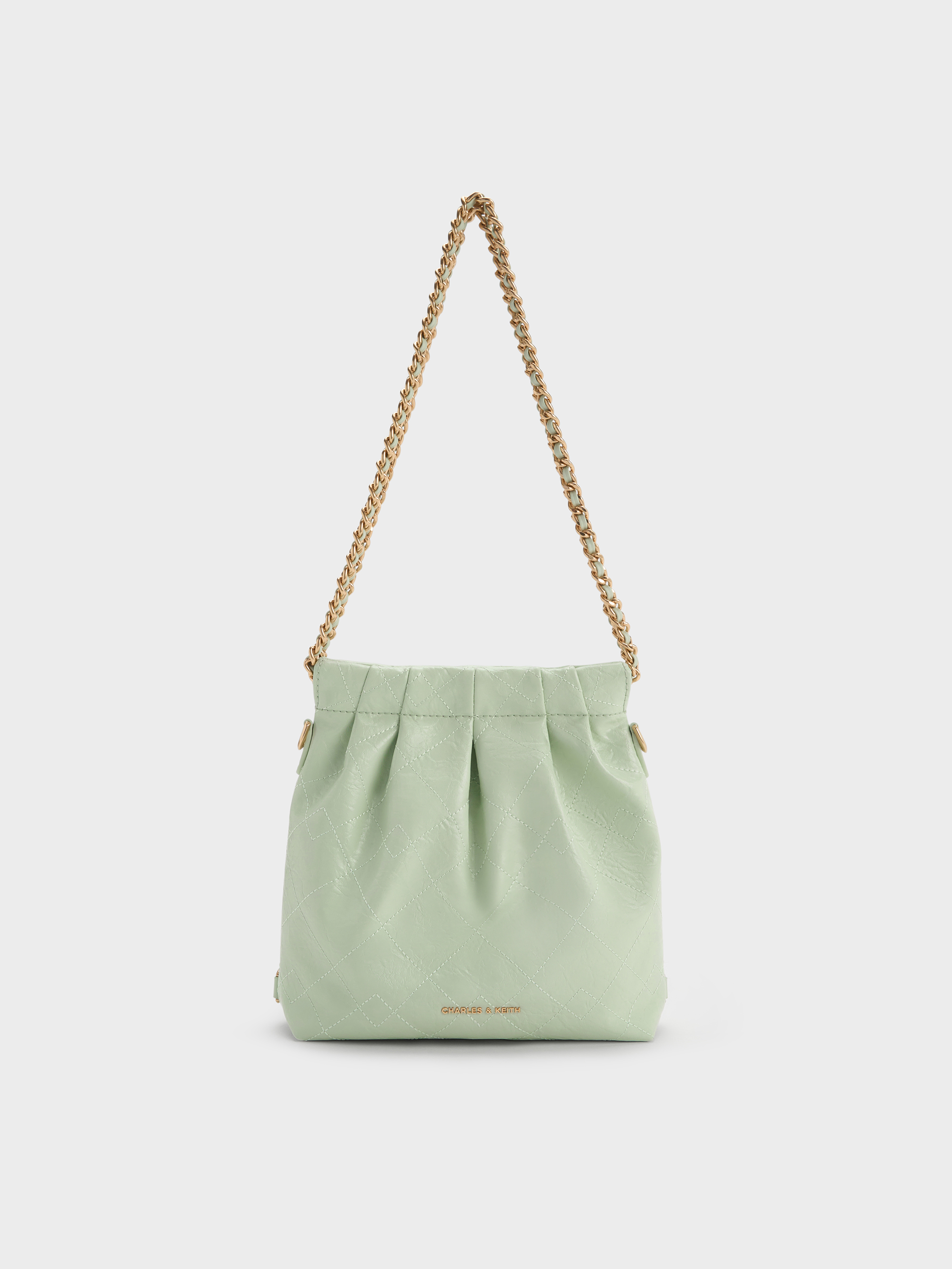 Mint Green Duo Chain-Handle Two-Way Backpack - Mint Green - Bags ...