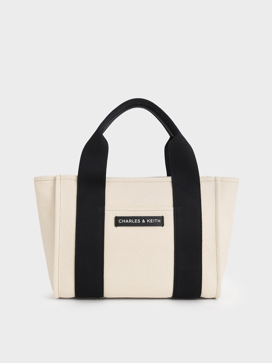 Multicoloured Kay Canvas Tote Bag - CHARLES & KEITH ID